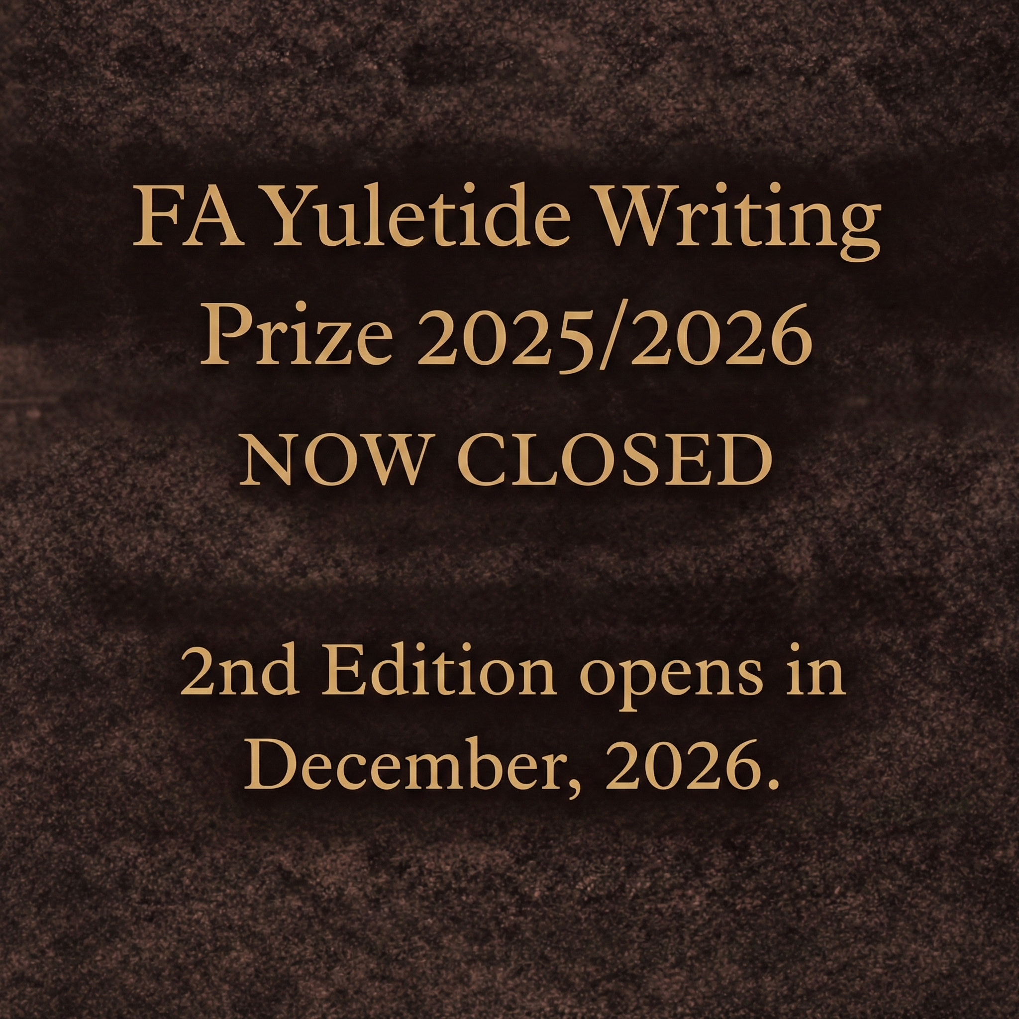 FA Yuletide Writing Prize | UsEveryday